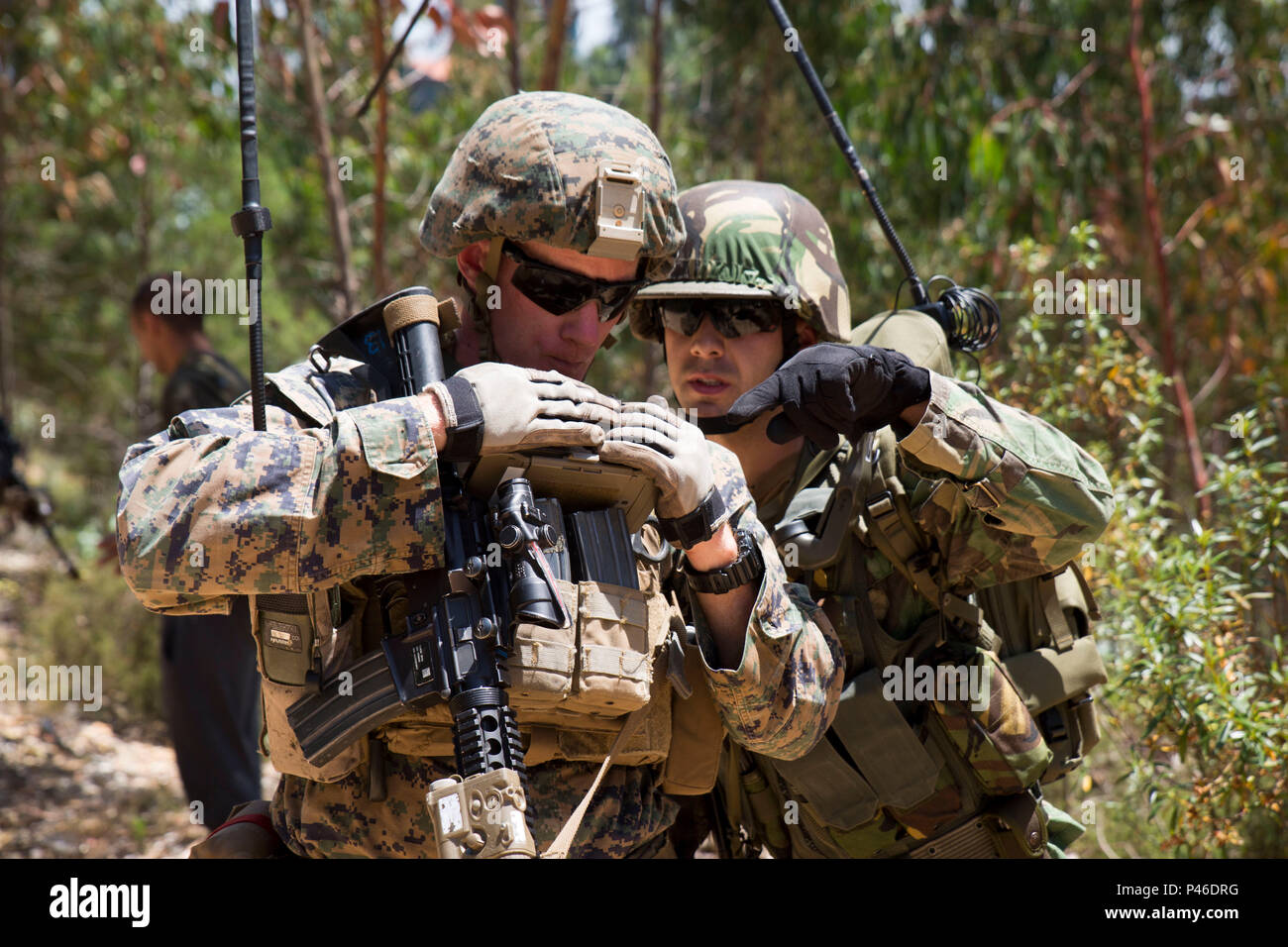 U.S. Marine Corps Cpl. Joshua Gray, a squad leader with Special Purpose ...
