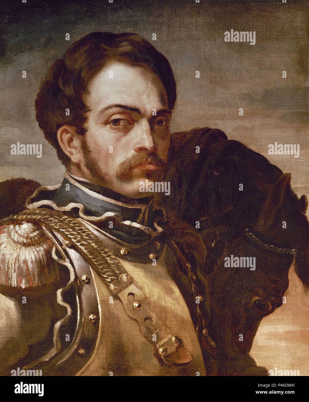 Carabinier officer with his horse hi-res stock photography and images ...