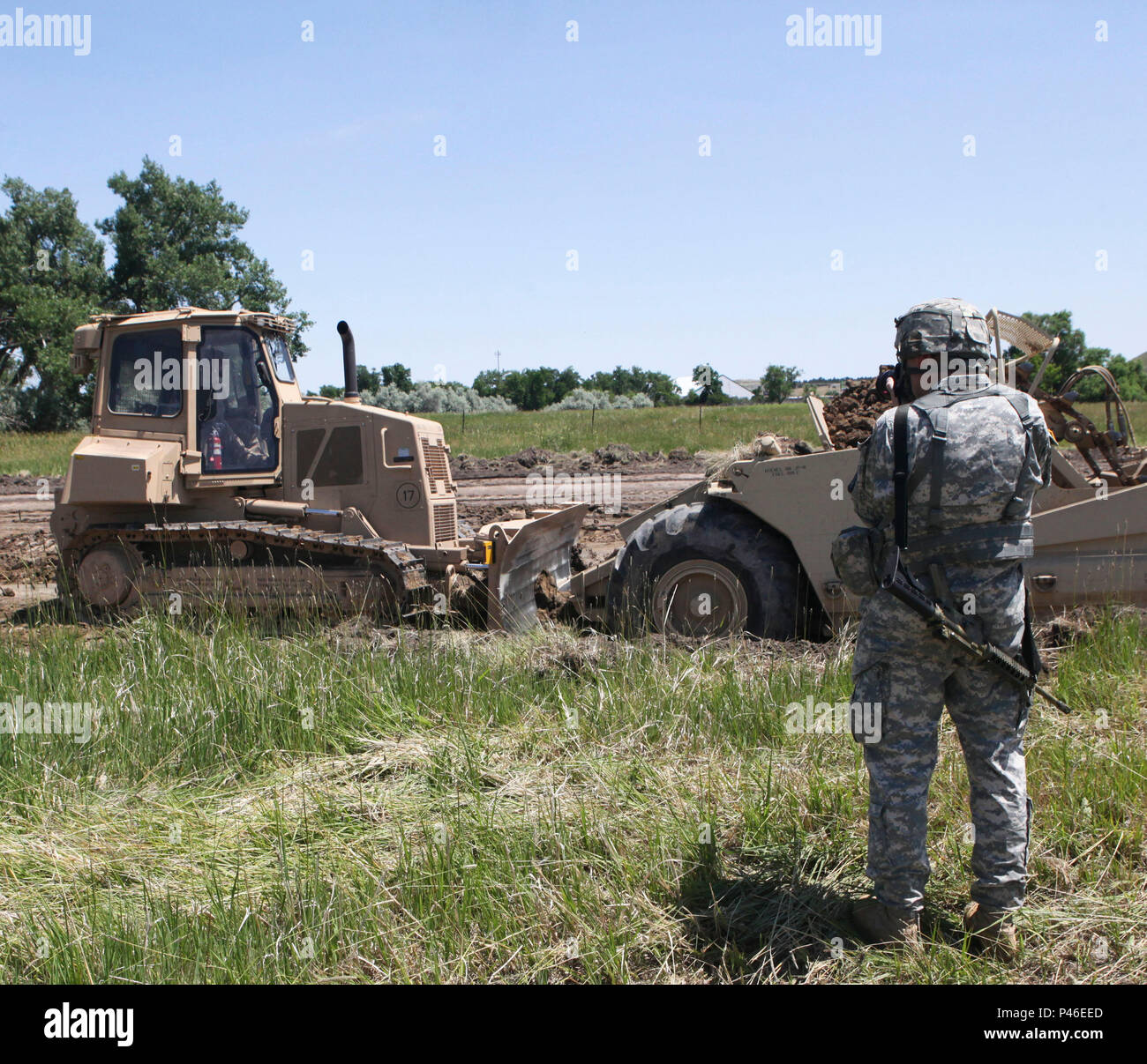 Towed scraper hi-res stock photography and images - Alamy
