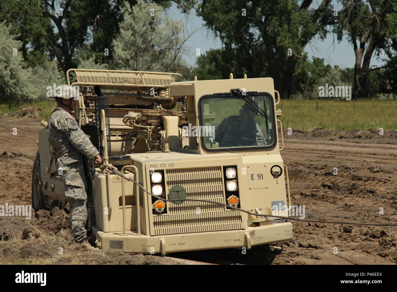 U.S. Army Staff Sgt. Joe Erickson from the 260th Engineer Support ...