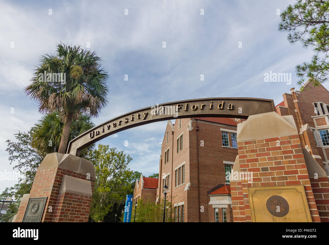University of florida campus sign hi-res stock photography and images ...