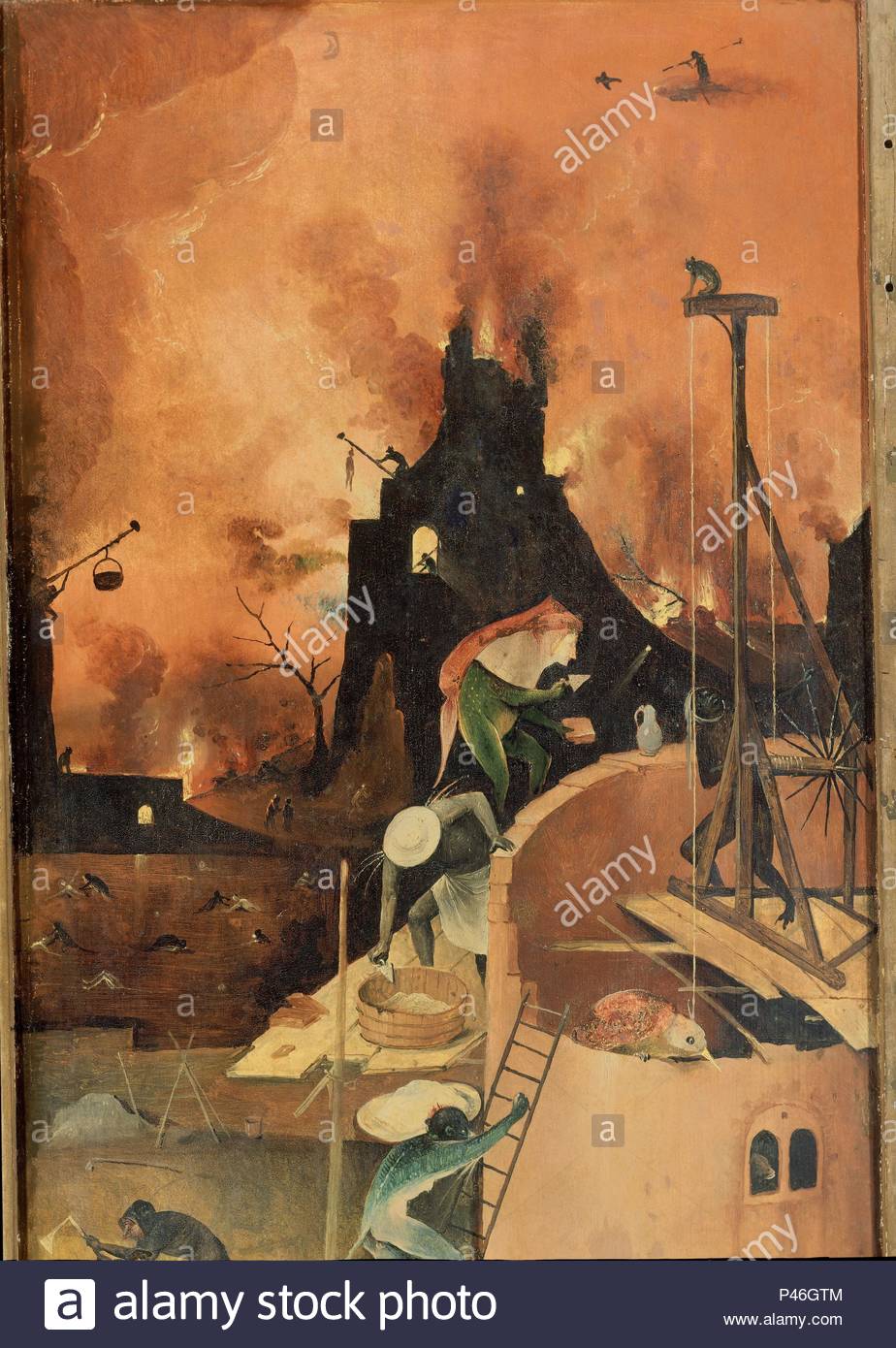 Hieronymus Bosch Hell Painting Stock Photos & Hieronymus Bosch Hell ...