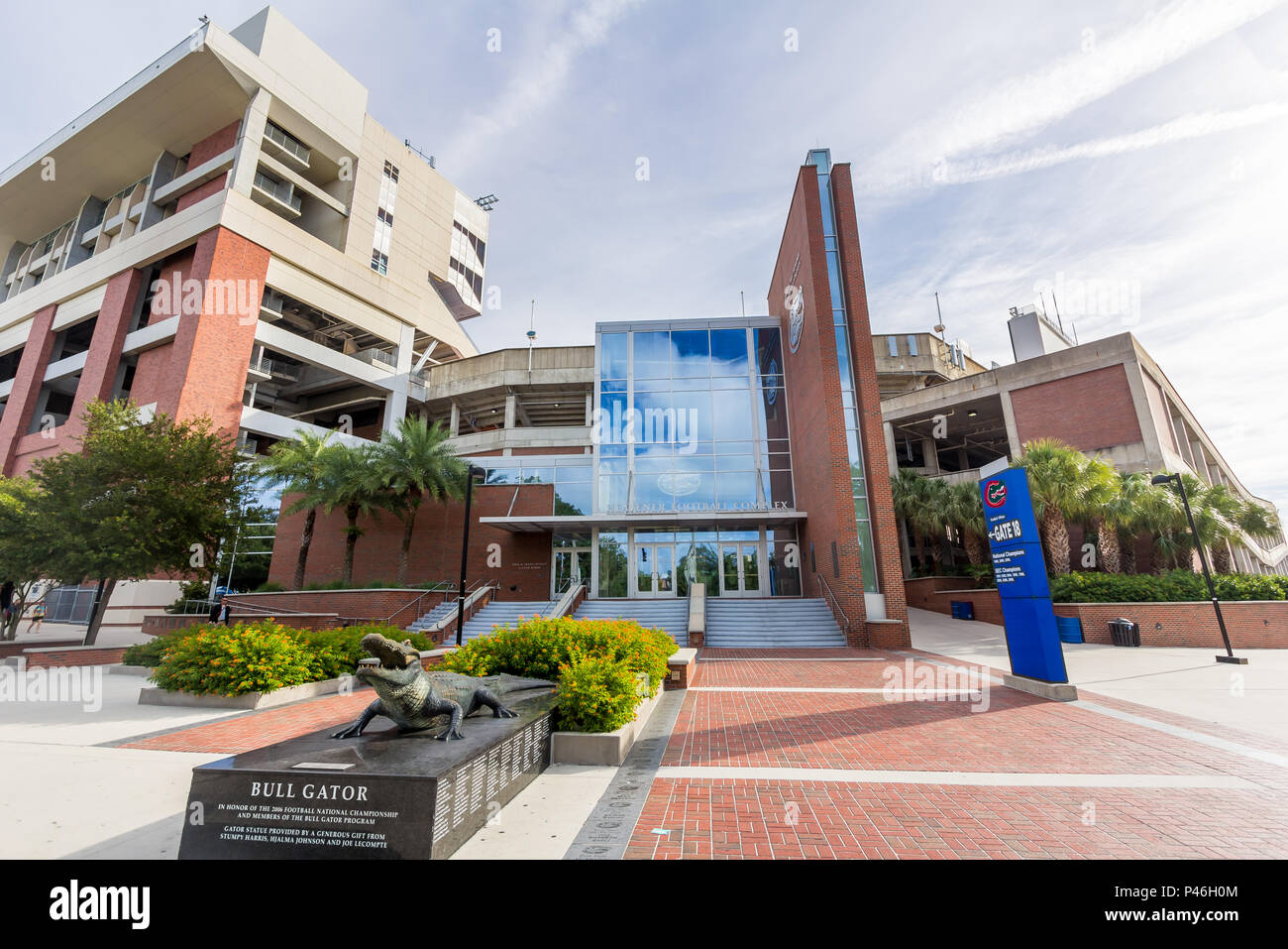 Heavener Football Complex at the University of Florida on September 12 ...