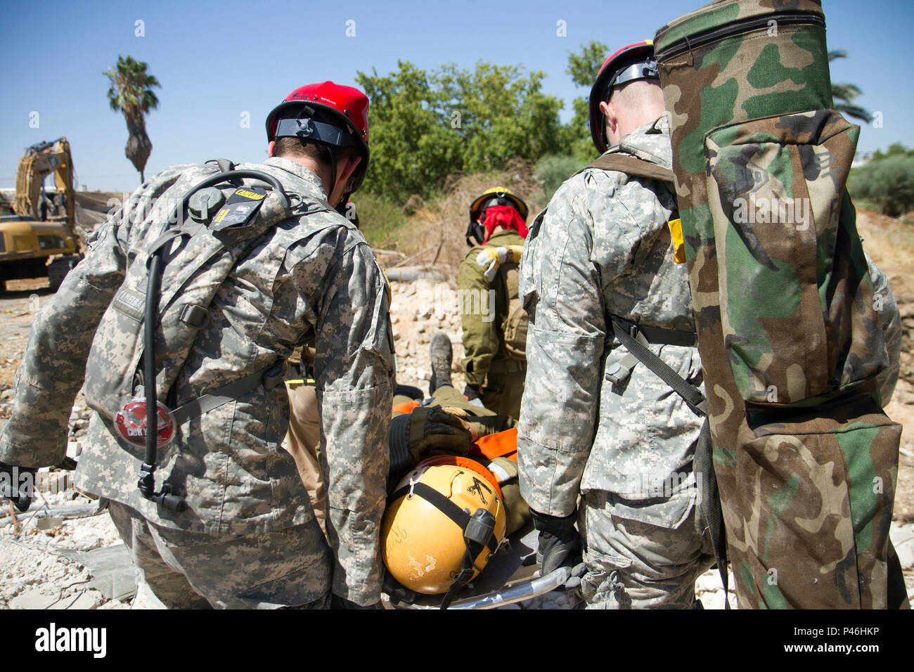 U.S. Soldiers with the Indiana Army National Guard and Israeli National ...