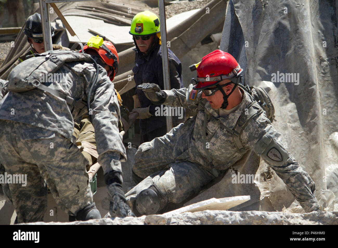 Indiana National Guard soldiers, Israeli NRU soldiers, and Indiana Task ...