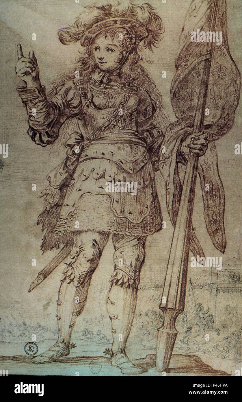 LA DONCELLA DE ORLEANS (JUANA DE ARCO). Author: Claude Vignon (1593 ...