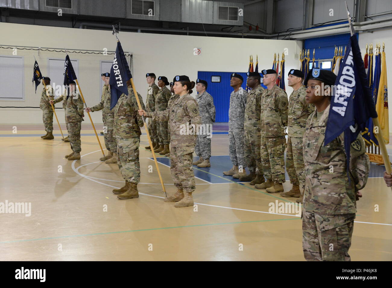 Four platoons, symbolizing the 425 Soldiers of the four companies of ...