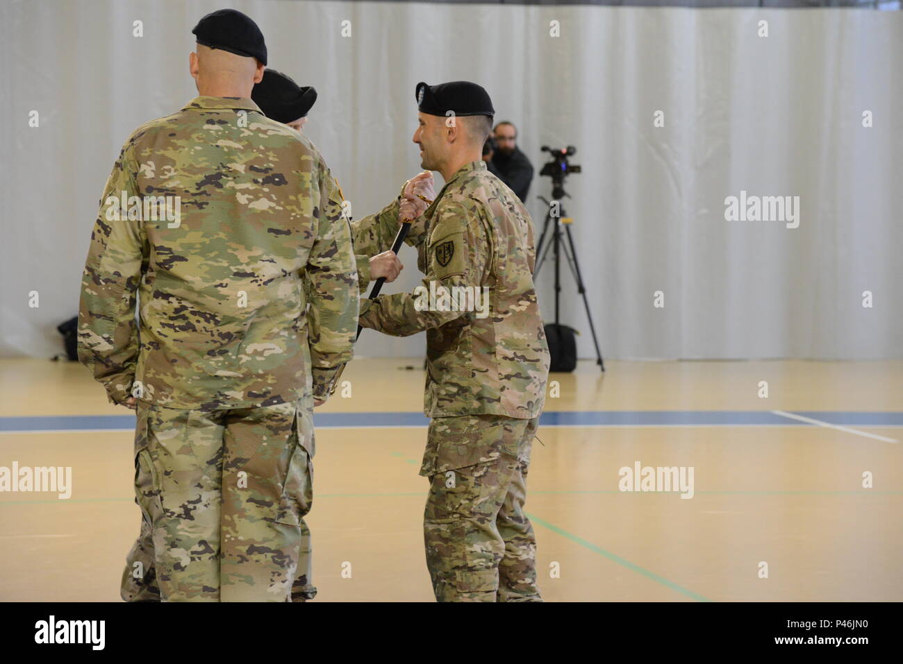 U.S. Army outgoing Command Sgt. Maj. Travis R. Childers, relinquishes ...