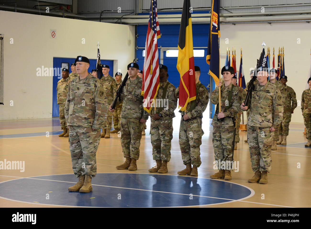 U.S. Army Command Sgt. Maj. Alan J. Cline, leads Allied Forces North ...