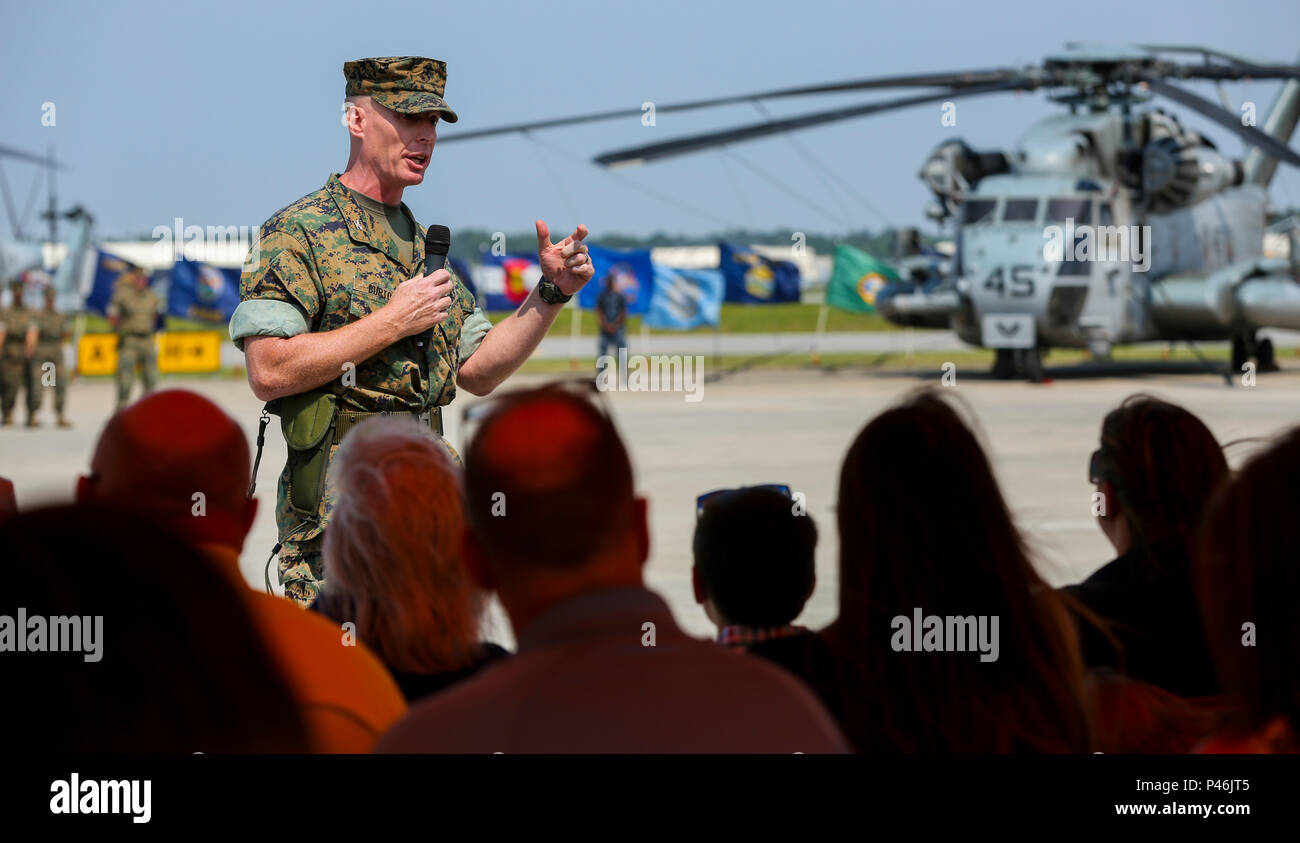 Col. Russell C. Burton, commanding officer, Marine Corps Air Station ...