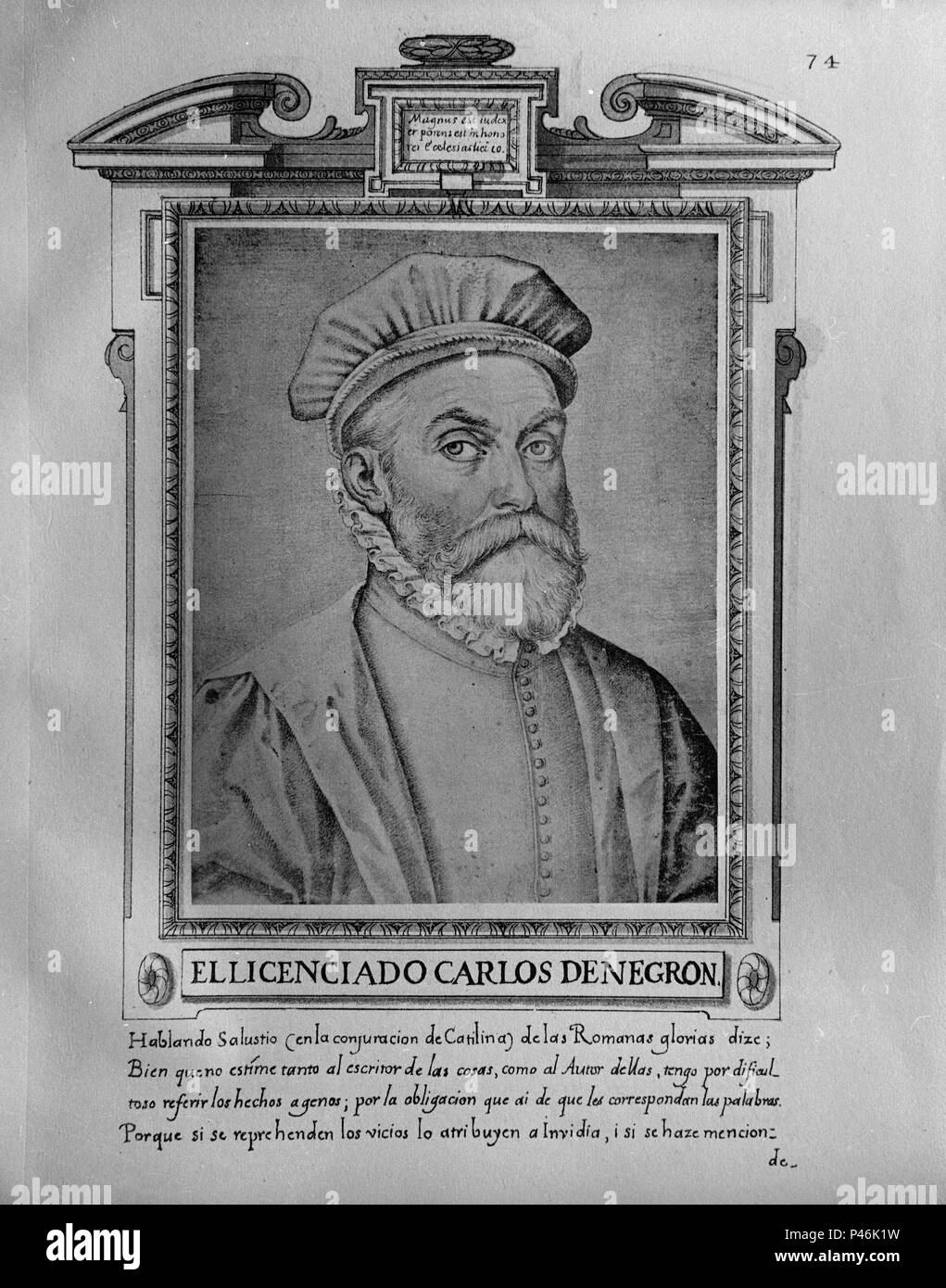 CARLOS DE NEGRON - LIBRO DE RETRATOS DE ILUSTRES Y MEMORABLES VARONES ...