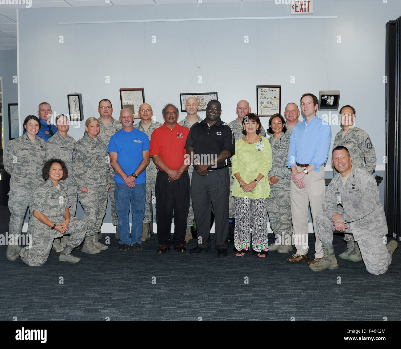 Leadership from the 14th Medical Group and 14th Mission Support Group ...
