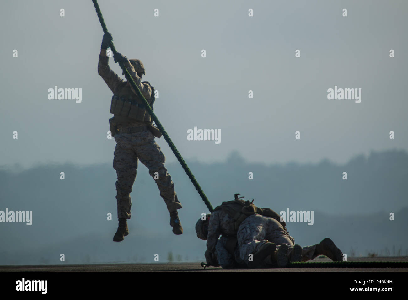 Marines with 2nd Battalion, 5th Marine Regiment, Weapons Company, Scout ...