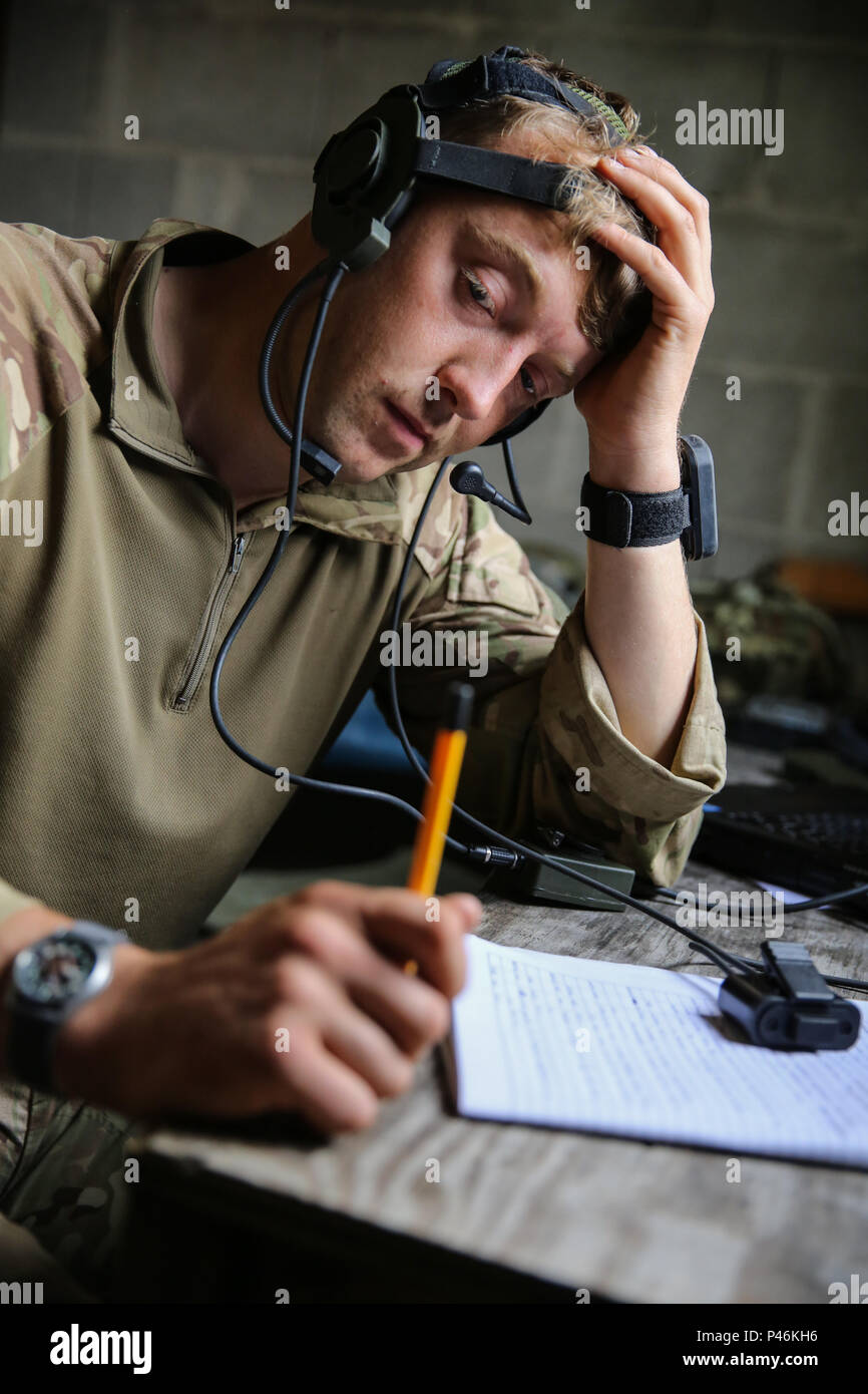 British Army Lance Cpl. Bradley Carter of 3rd Battalion, Parachute ...