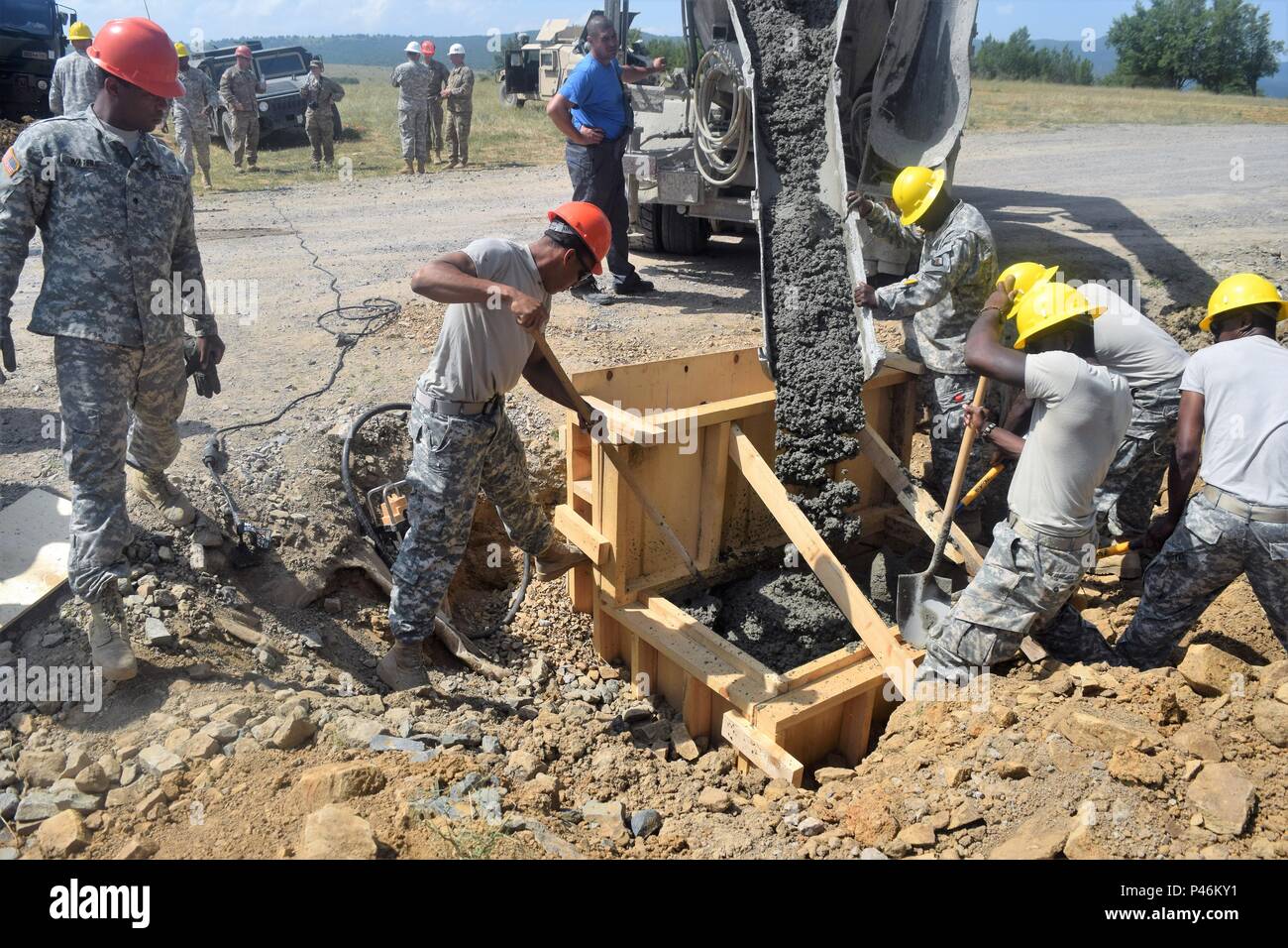 Engineers with the 168th Engineer Brigade, Mississippi Army National ...