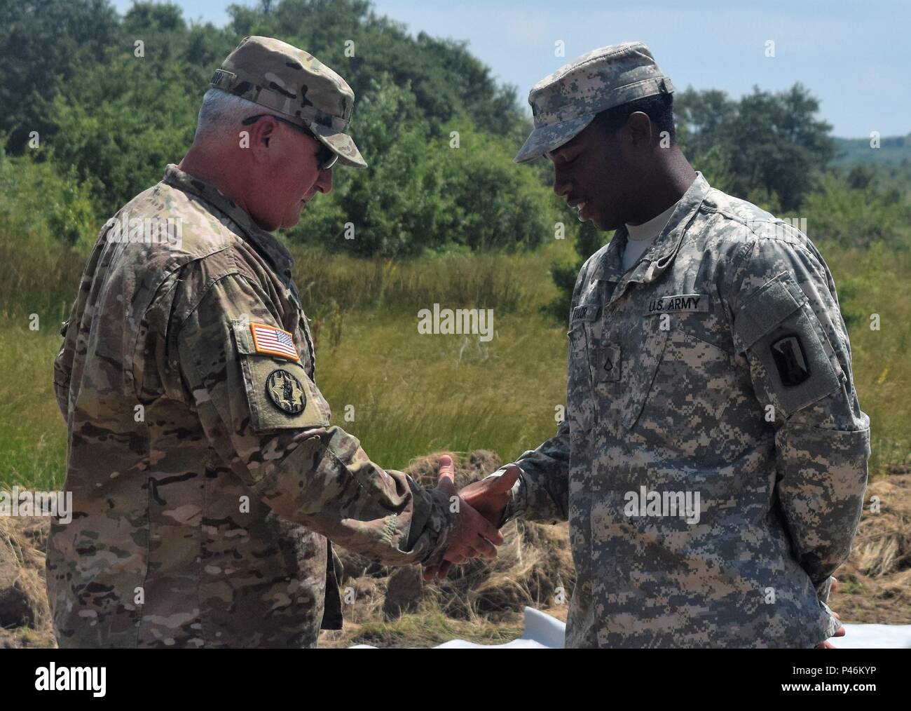 Soldiers from 168th engineer brigade hi-res stock photography and ...