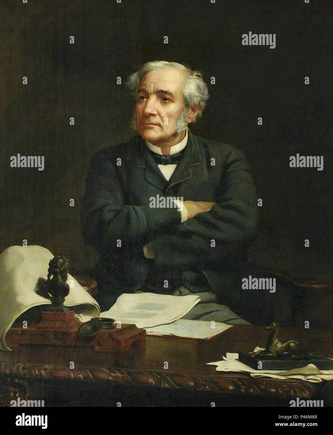 Topham Frank William Warwick - Samuel Morley Stock Photo - Alamy