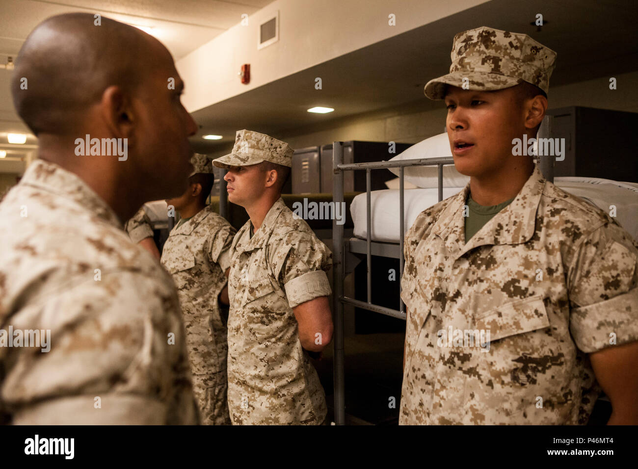 Candidates with India Company, Officer Candidate School (OCS) conduct ...