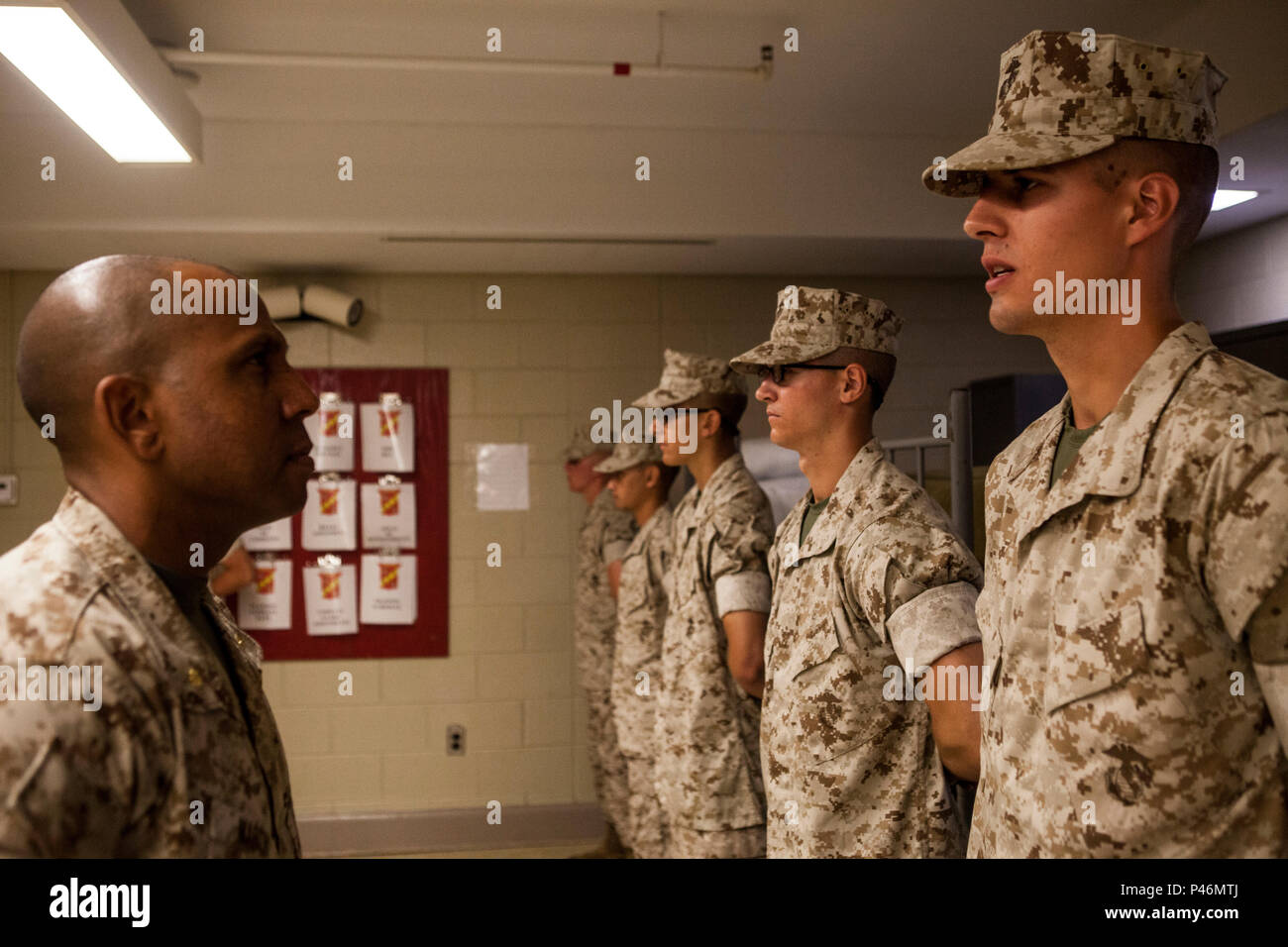Company commanders inspection hi-res stock photography and images - Alamy