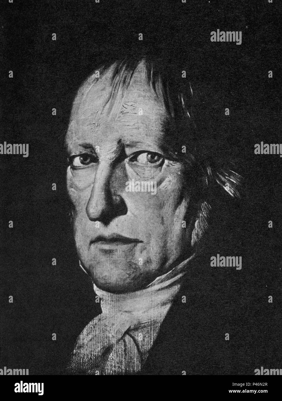 GEORG HEGEL (1770-1831) FILOSOFO ALEMAN Stock Photo - Alamy