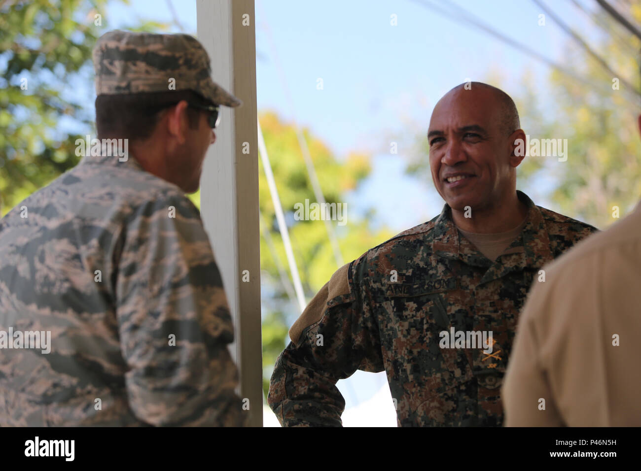 Maj. Gen. Antony Anderson, Chief of Defence Staff for the Jamaica ...