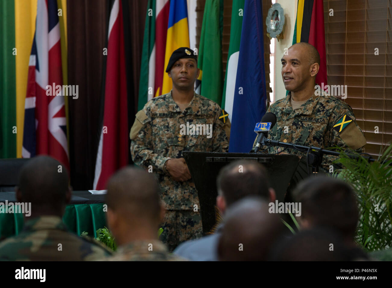Maj. Gen. Antony Anderson, Chief of Defence Staff for the Jamaica ...