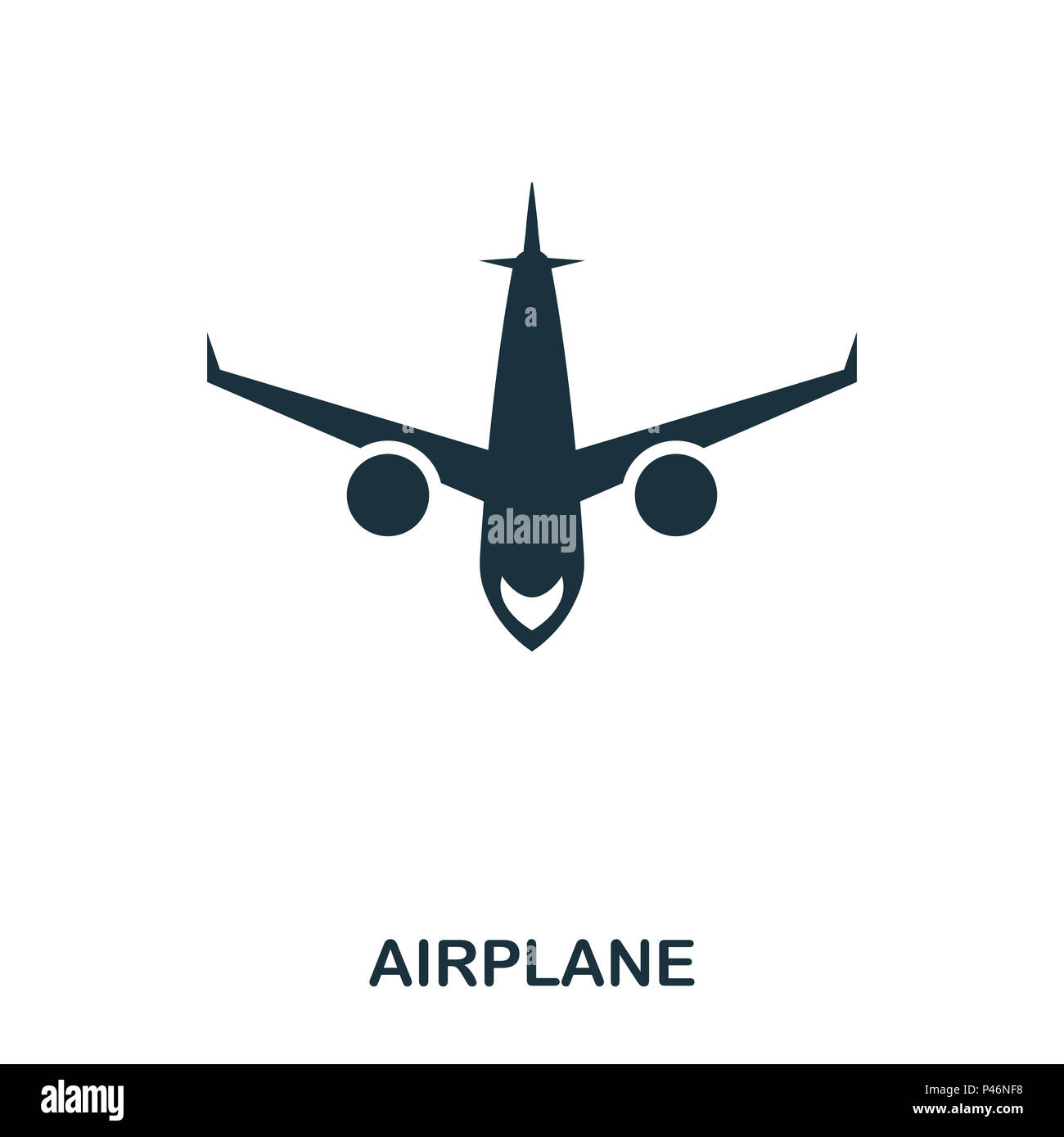 Aircraft icon. Mobile app, printing, web site icon. Simple element sing ... Aircraft icon. Mobile app, printing, web site icon. Simple element sing ...