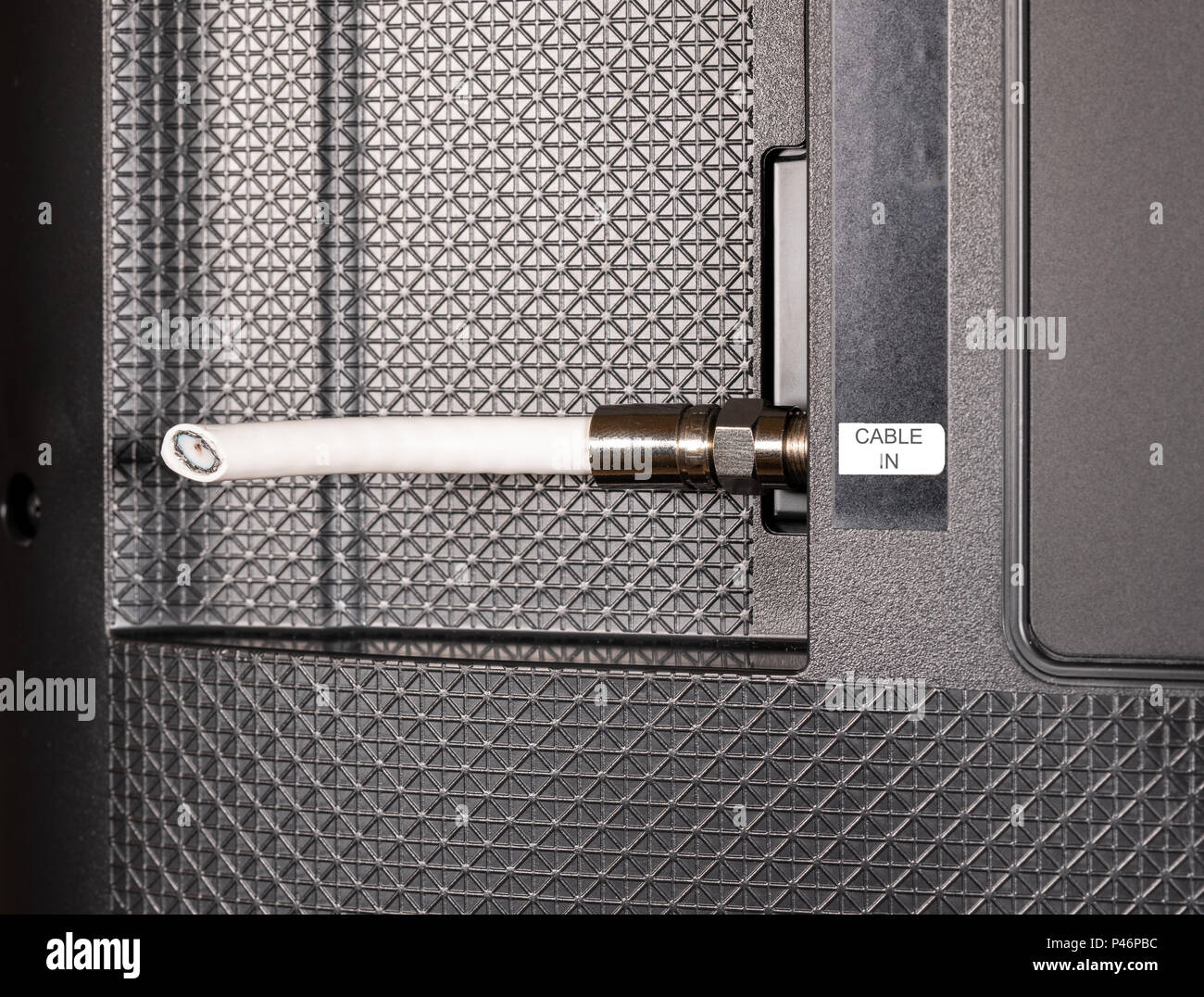 Modern tv cable hi-res stock photography and images - Alamy