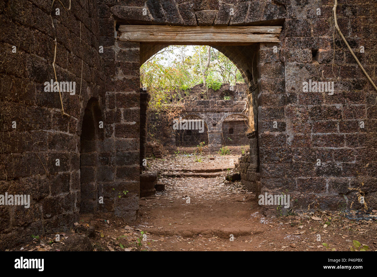 Redi fort in north GOA Stock Photo - Alamy
