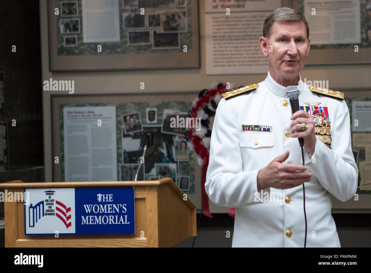 U.S. Navy Vice Adm. Walter E. Carter Jr., superintendent for the U.S ...