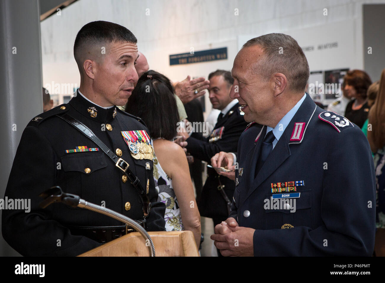 U.S. Marine Corps Col. Benjamin T. Watson, commanding officer for ...