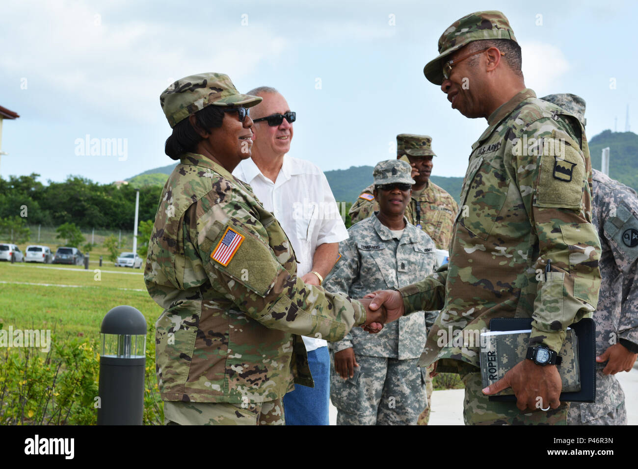 Commander of the 80th training command hi-res stock photography and ...