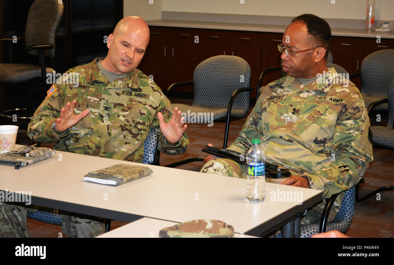 Commander Of The 80th Training Command High Resolution Stock ...