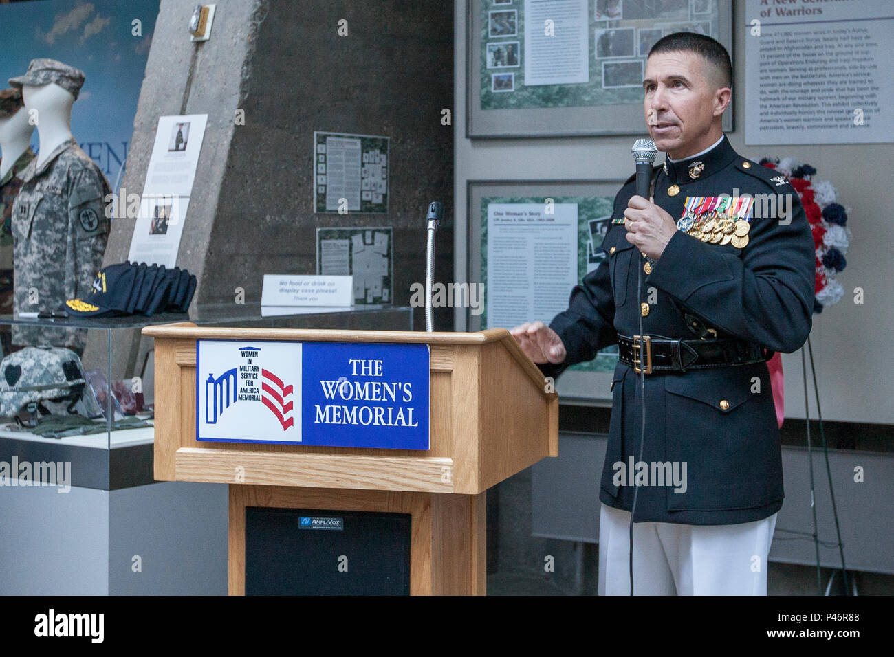 U.S. Marine Corps Col. Benjamin T. Watson, commanding officer of Marine ...