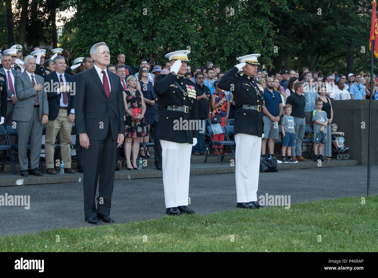 From left, the Honorable Mr. Ray Mabus, secretary of the Navy, U.S ...