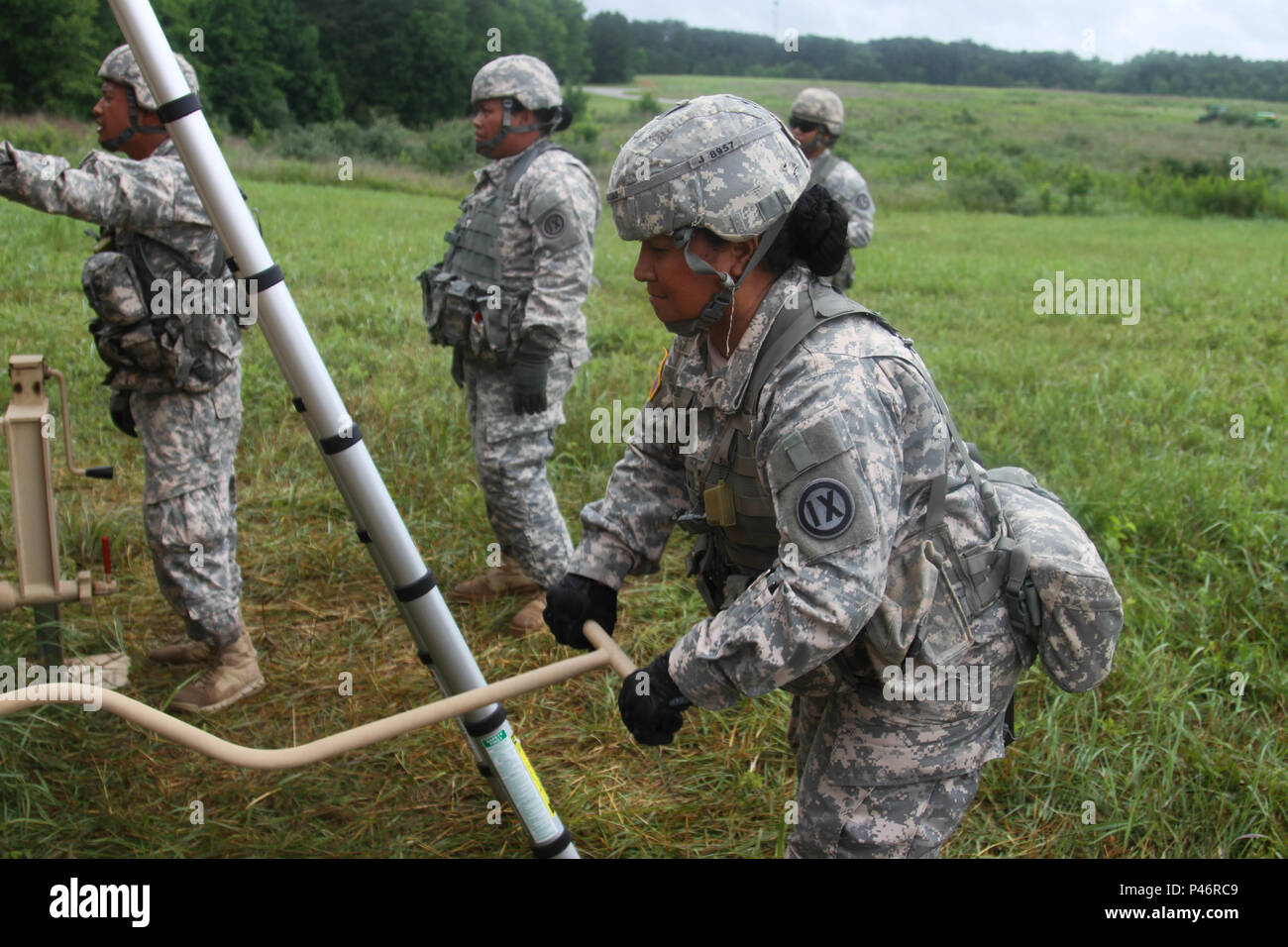 FORT PICKETT, Va. - U.S. Army Reserve Spc. Victoria Jacobo, a mortuary ...