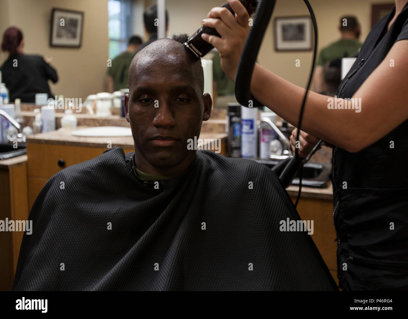Candidates with Alpha Company, Officer Candidate School (OCS), receive ...