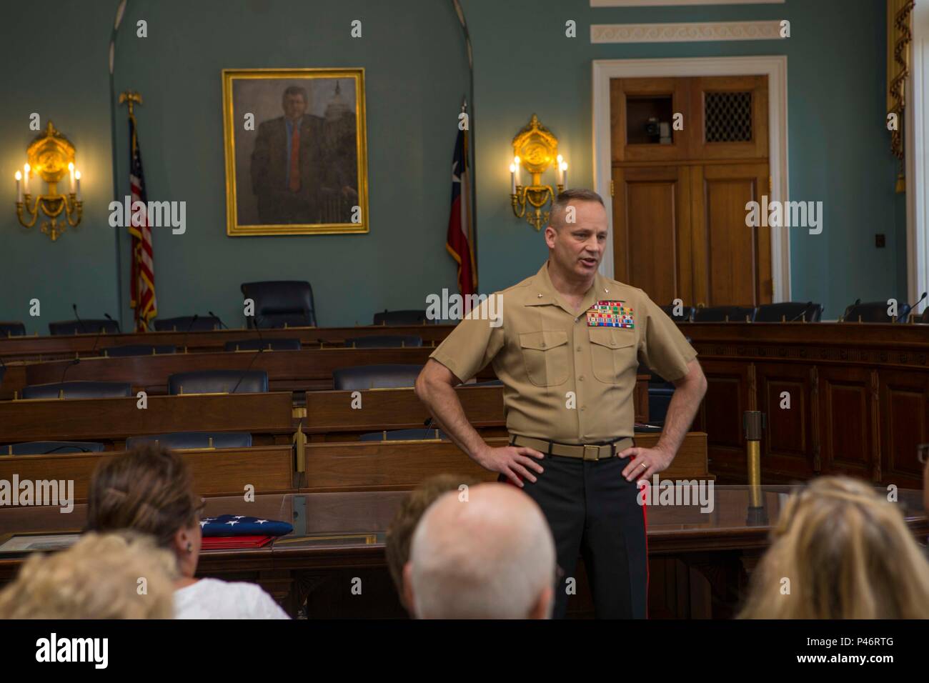 U.S. Marine Corps Brig. Gen. David J. Furness, legislative assistant to ...