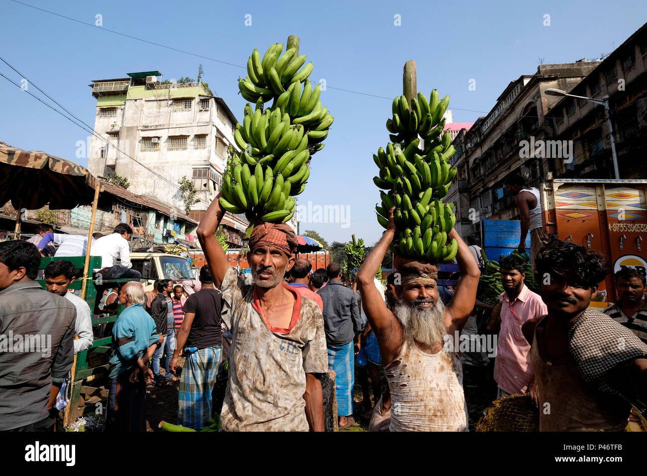 India, Kolkata, local market Stock Photo - Alamy