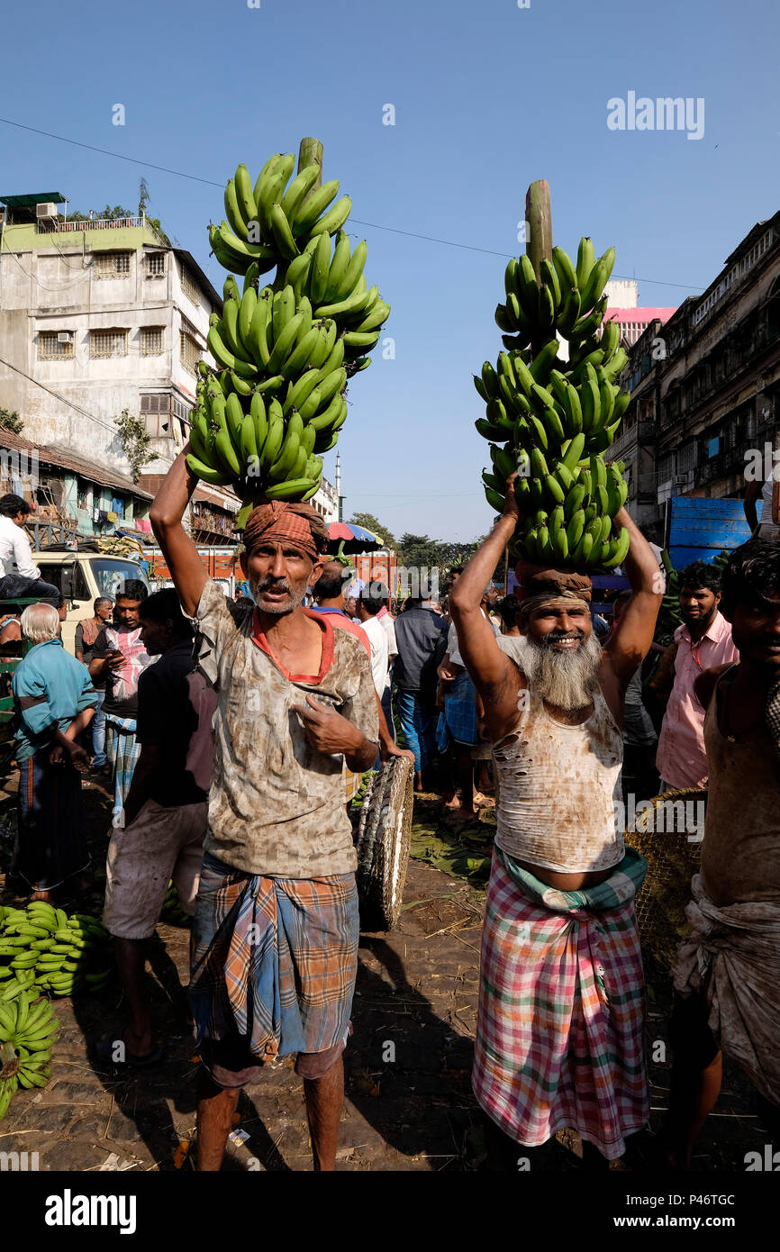 India, Kolkata, local market Stock Photo - Alamy