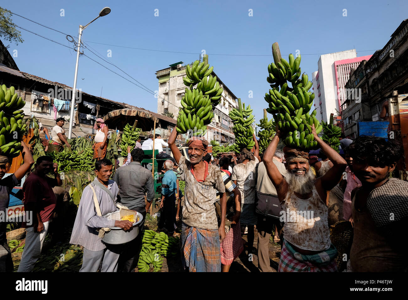 India, Kolkata, local market Stock Photo - Alamy