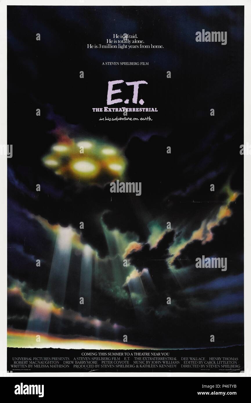 Original Film Title: E. T. THE EXTRA-TERRESTRIAL. English Title: E. T ...
