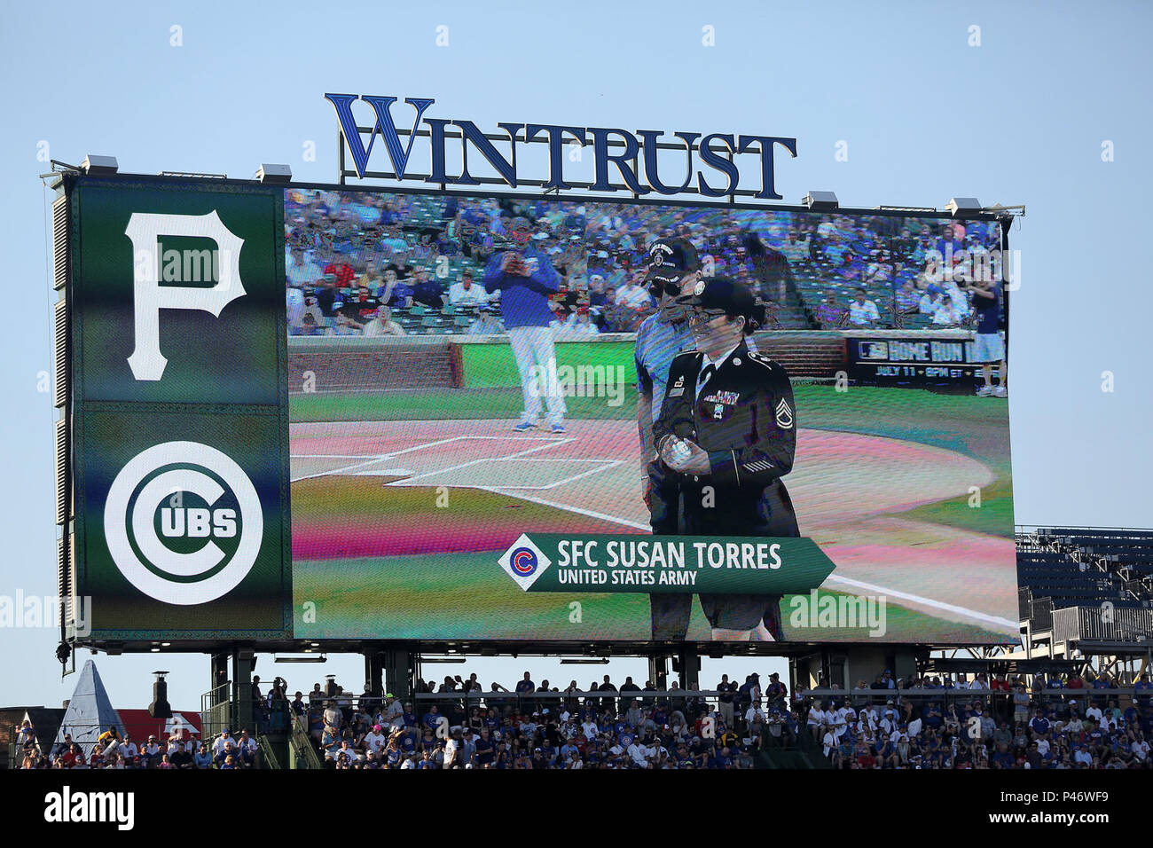 Army Reserve Sgt. 1st Class Susan Torres takes the field with her ...