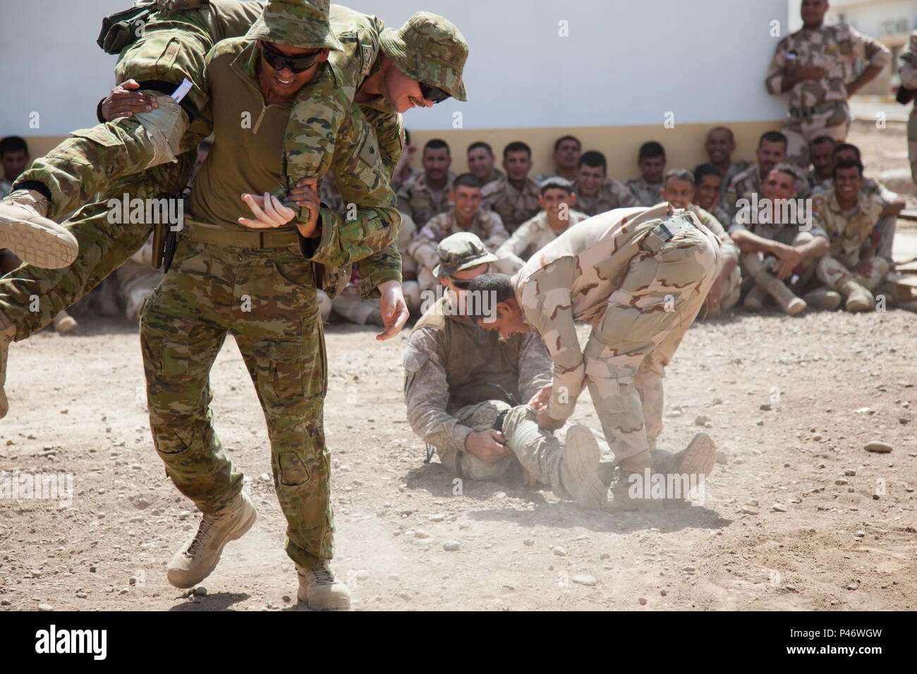 U s army medical personnel carry hi-res stock photography and images ...