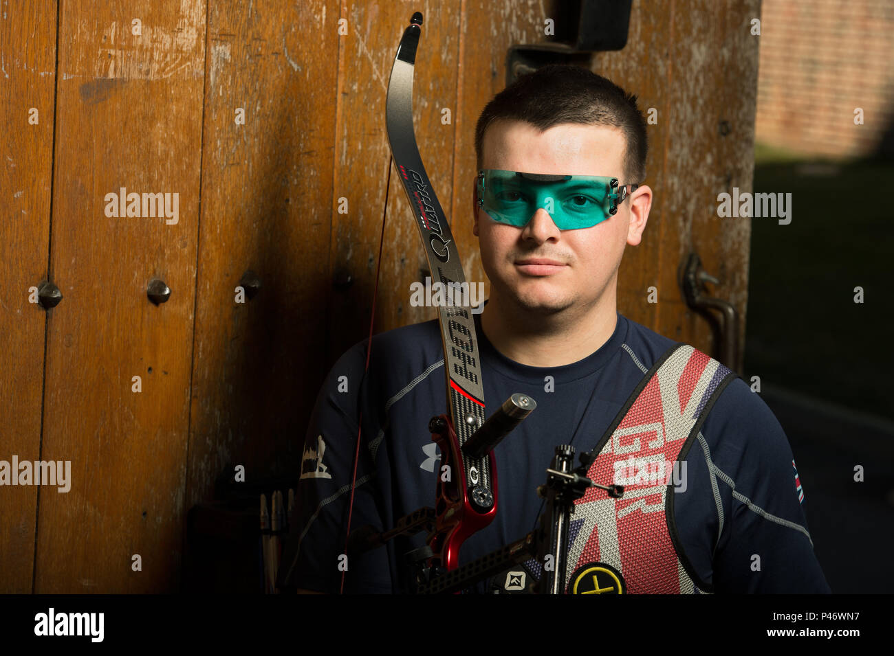 British Rifleman David Cousins poses for a portrait at the U.S ...