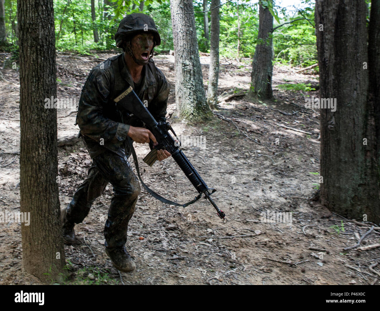 A Candidate with Charlie Company, Officer Candidate School (OCS ...