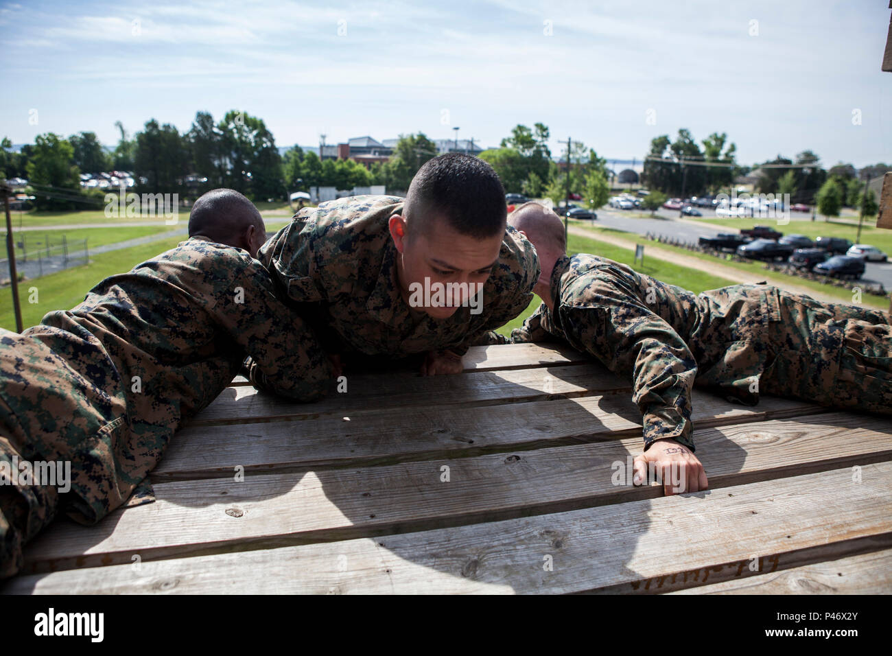Candidates with India Company, Officer Candidate School (OCS) conduct ...