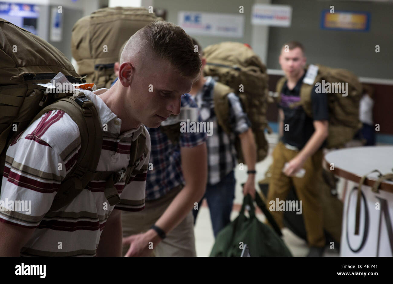 U.S. Marines with 4th Law Enforcement Battalion, Force Headquarters ...