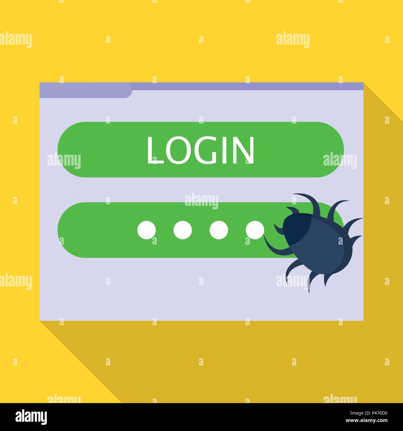 Breaking password Stock Vector Images - Alamy