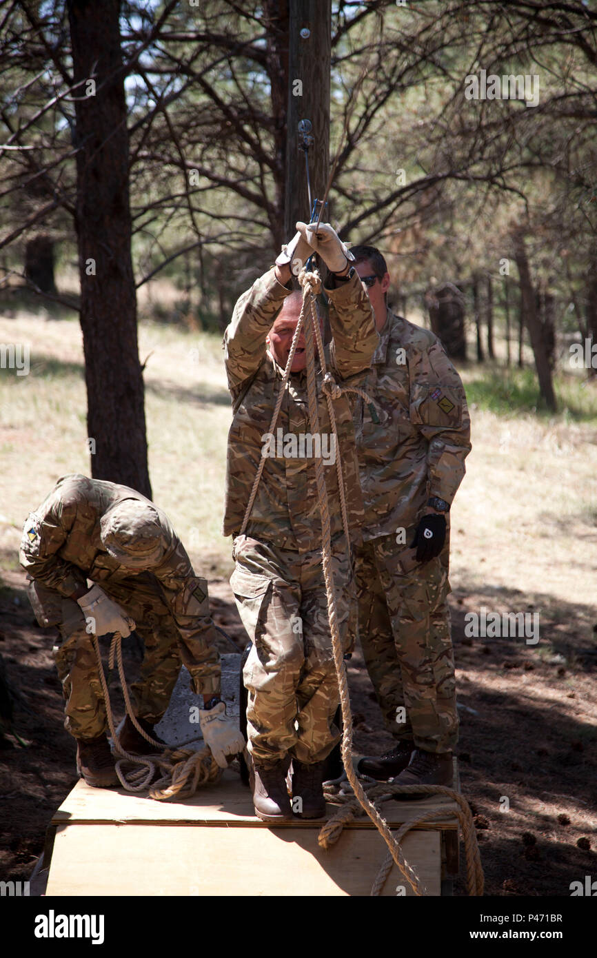 British Soldier Cpl. David Duncan of the 154th Regiment Royal Logistic ...